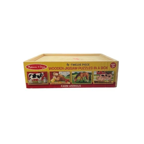 Melissa & Doug | Toys | Melissa Doug Wooden Jigsaw Puzzles In A Box ...